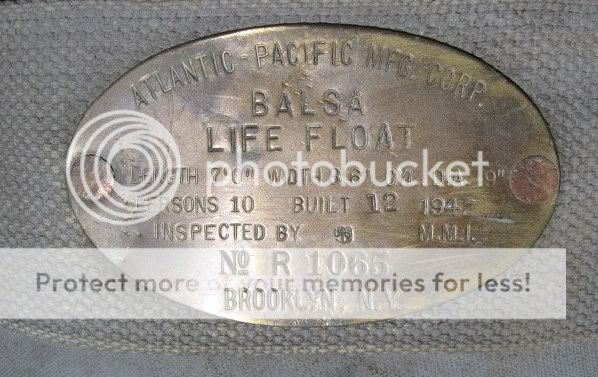 1942 Navy Balsa Life Float (raft) - G503 Military Vehicle Message Forums