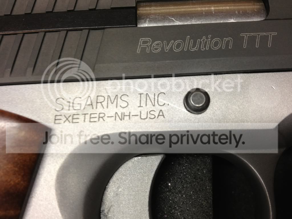 WTS/WTT: - Sig Sauer SiGARMS GSR Revolution TTT | Indiana Gun Owners ...